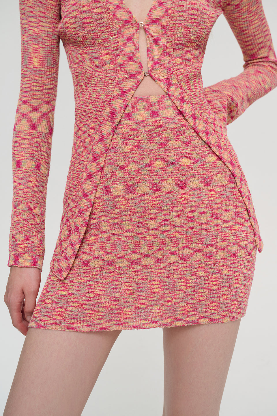 Ancosti marled knit two-piece set