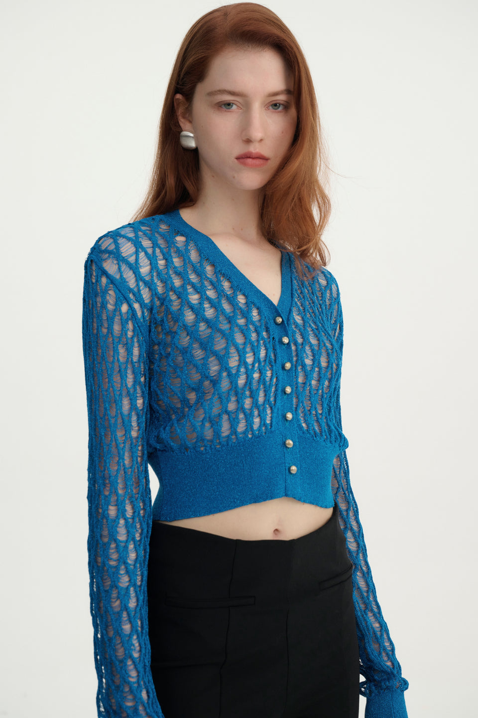 Drop stitch cropped cardigan – Ancosti